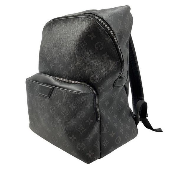Louis Vuitton | Bags | Louis Vuitton Leather Backpack Gray Eclipse ...